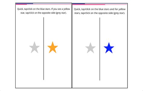 Smartphone Screenshots Of The Two Alternative Forced Choice Task We Used Download Scientific