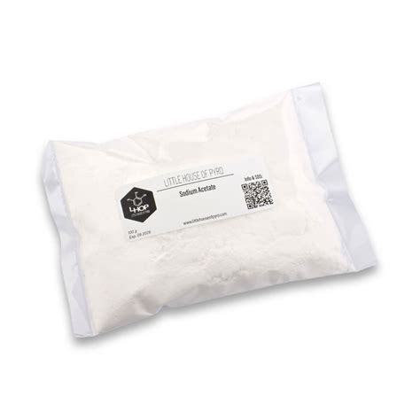Sodium Acetate 100 Gram Little House Of Pyro