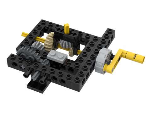 Lego Moc Gcb Old Color Starter Stepper Short Shared Power By Andybell Rebrickable Build