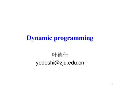 Ppt Dynamic Programming Powerpoint Presentation Free Download Id
