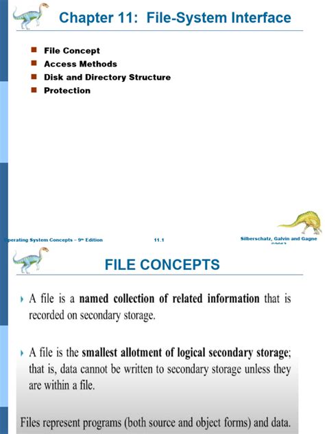 Operating System Ch11 Pdf File System Computer File
