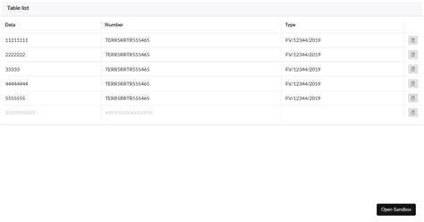React Table Array Codesandbox