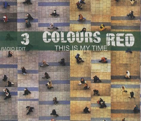 3 Colours Red This Is My Time Uk Promo Cd Single —