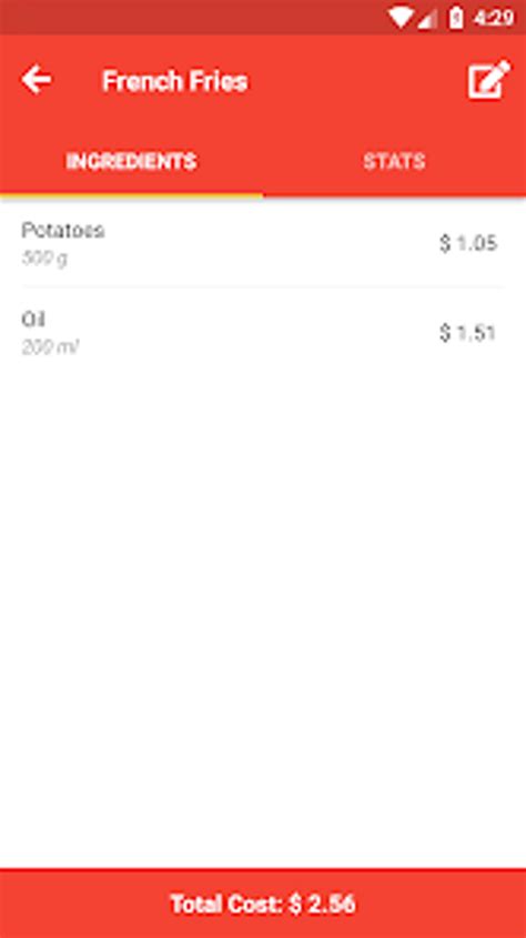 Food Cost Calculator For Android Download