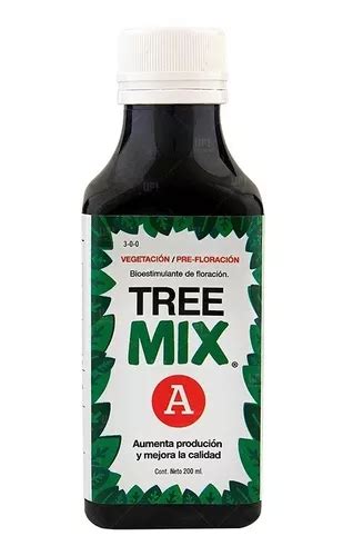 Fertilizante Treemix A Bioestimulante De Floracion 200ml Fertilizante Treemix A Bioestimulante De Floracion 200ml