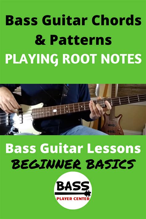 Beginner Bass Lessons Pins Bass Player Center