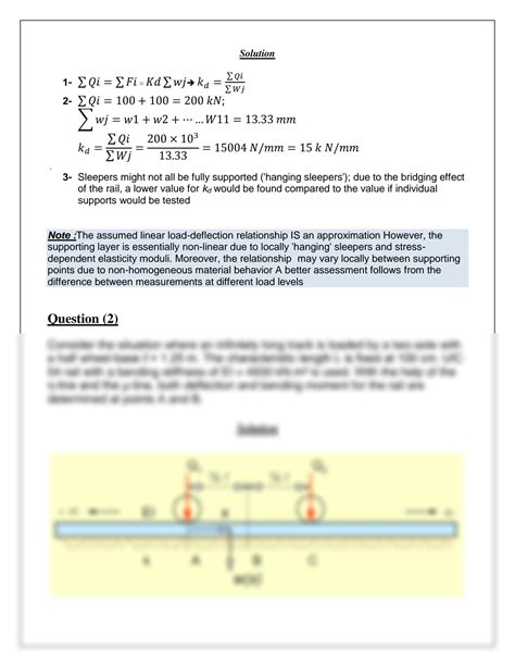 SOLUTION Tutorial Railway Static Design Studypool