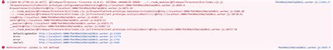 firebase 6 0 4 and web worker · issue 1817 · firebase firebase js sdk