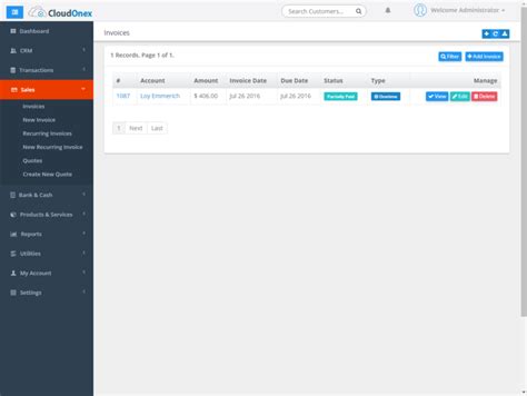 Complete Crm Accounting And Billing Software In Php Mysql Free Download