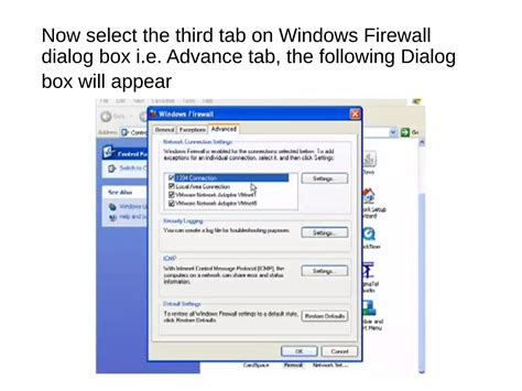 Windows Firewall Ppt