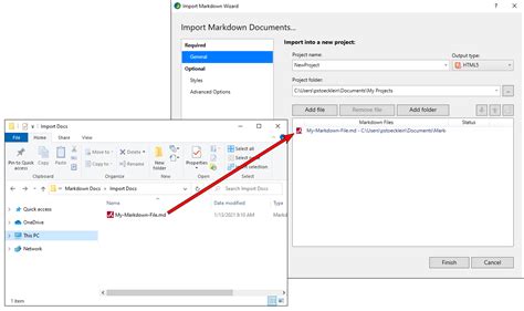 importing markdown files