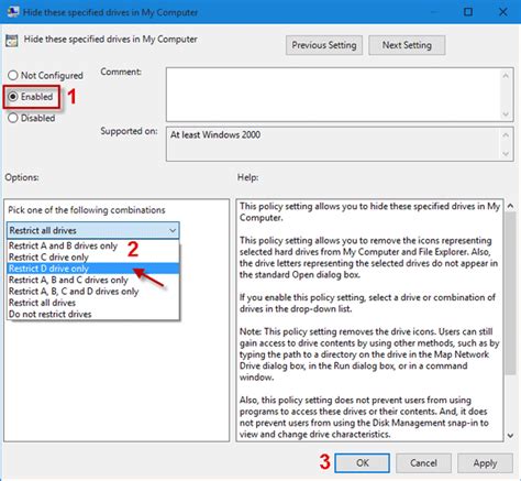 Hideunhide Hard Disk Partition In Windows 10 File Explorer