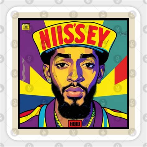 Pop Art Nipsey Vinyl Album Cover Iii Hip Hop Sticker Teepublic