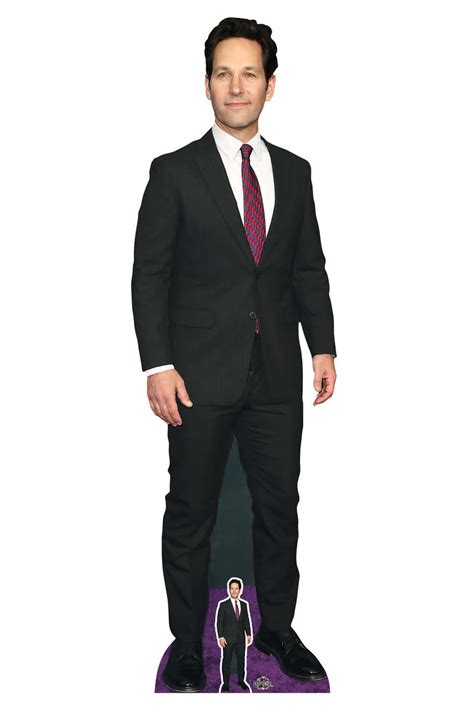 Paul Rudd Actor Black Suit Lifesize Cardboard Cutout Standee