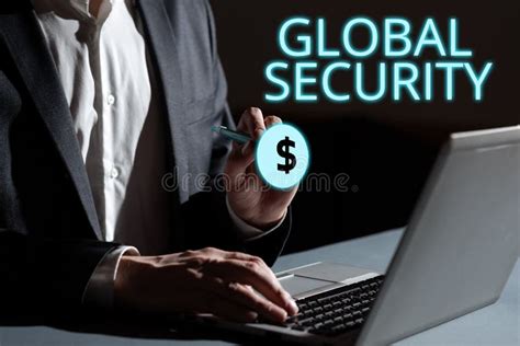 Text Caption Presenting Global Security Business Idea Protection Of The World Against War And