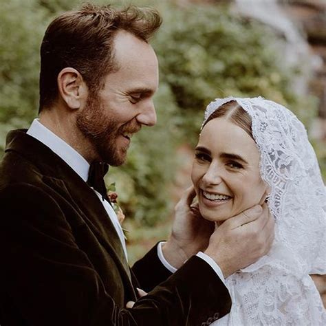See Lily Collins And Charlie Mcdowells Wedding Pictures Ps Celebrity