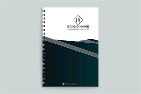 Black Shape Notebook Cover Design 26326110 Vector Art At Vecteezy