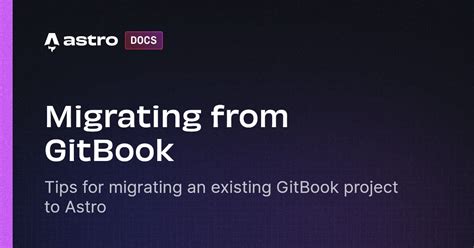 Migrating From Gitbook Docs
