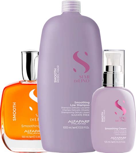 Kit Alfaparf Semi Di Lino Smooth Smoothing Profissional Beleza Na Web
