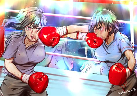 Womens Boxing Club Practice Match By Technoyamato On Deviantart