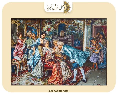 تابلو فرش دستباف دستبوس اصل فرش تبریز