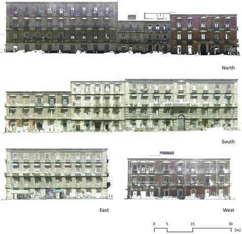 From Top To Bottom Top View Of The Registered Point Cloud Scan