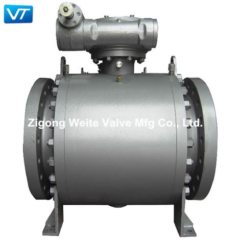 Forged Steel Api 6d Natural Gas Pipeline Valves Trunnion Mounted