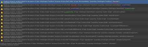 Unable To Properly Serialize Object Works In Editor But Not Builds