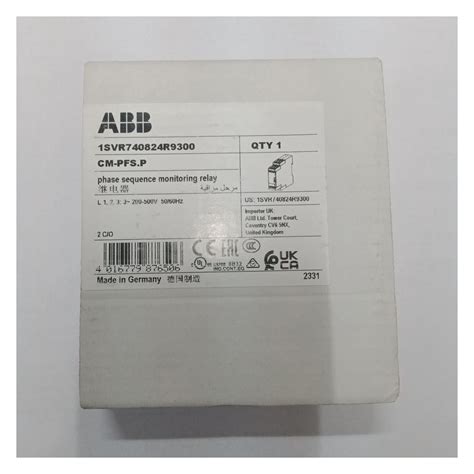 Phase Sequence Relay Abb At Alfredo Montano Blog