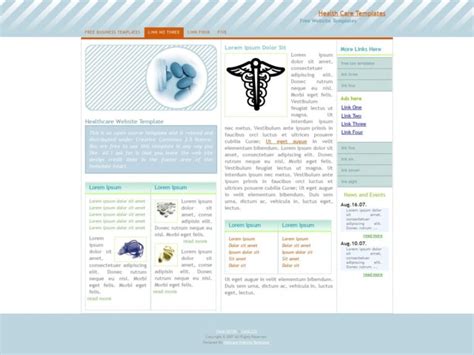 HTML CSS Templates For Free Downloading Health Care Free HTML Templates Free CSS Templates