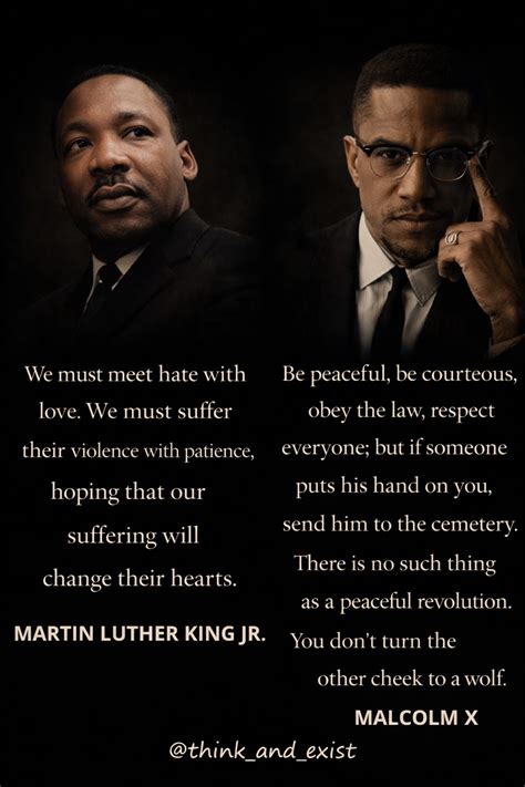 Thinkandexist Caption Two Visions Of Resistance Collide Martin