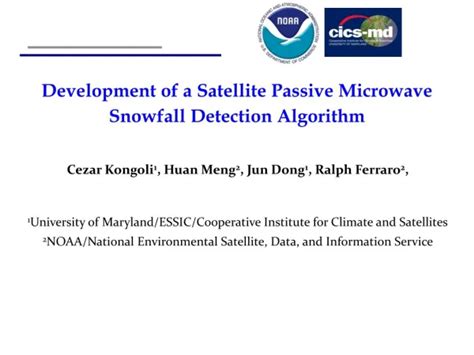 Ppt Passive Microwave Powerpoint Presentation Free Download Id5305416