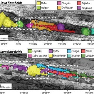 Gsc Lava Flow Fields Mapped By Colman Et Al [2012] Interpreted To Be