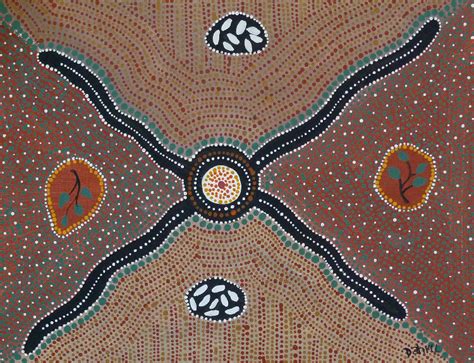 Collecting Yams Doongal Aboriginal Art