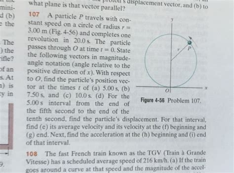 solved a particle p travels with constant speed on a circle