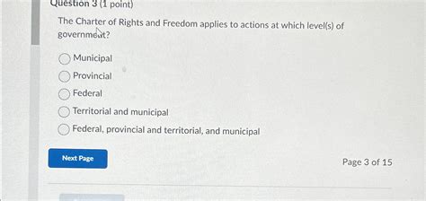 solved question 3 1 ﻿point the charter of rights and