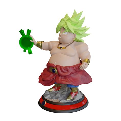 Archivo Stl Broly Fat 🌆・diseño De Impresión En 3d Para Descargar・cults