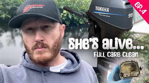 How to Fix a Yamaha 9.9HP Outboard That Won’t Idle | Carb Clean & Fuel ...