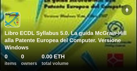 libro ecdl syllabus 5 0 la guida mcgraw hill alla patente europea del