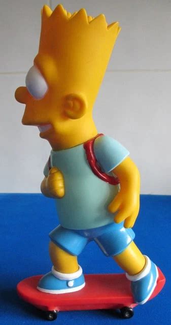 The Simpsons Bart Simpson On Skateboard Bubble Bath Figure 1997 Fox £9 99 Picclick Uk