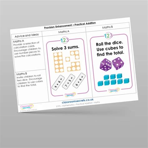 Eyfs Practical Addition Provision Enhancement Resource Classroom Secrets Eyfs Practical Addition Provision Enhancement Resource Classroom Secrets