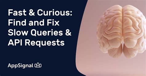 Fast And Curious Find And Fix Slow Queries And Api Requests Appsignal Blog