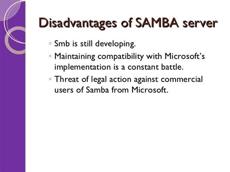 samba server configuration