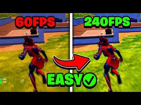 How To FIX FPS Drops BOOST FPS In Fortnite Chapter FAST EASY YouTube