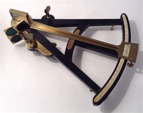 Antique Ebony Sextant Octant Quadrant Antique Maritime Tool