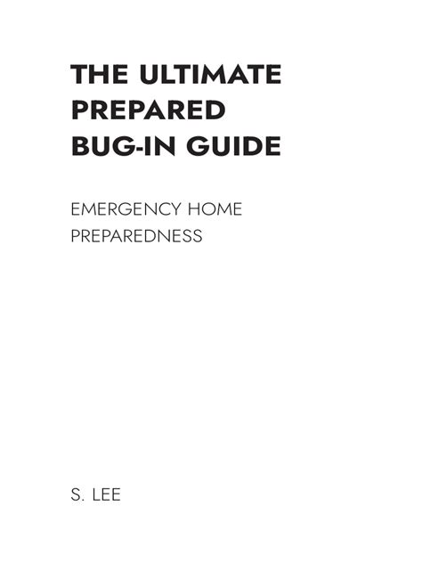 The Ultimate Prepared Bug In Guide Pdf Shelf Life Food Preservation