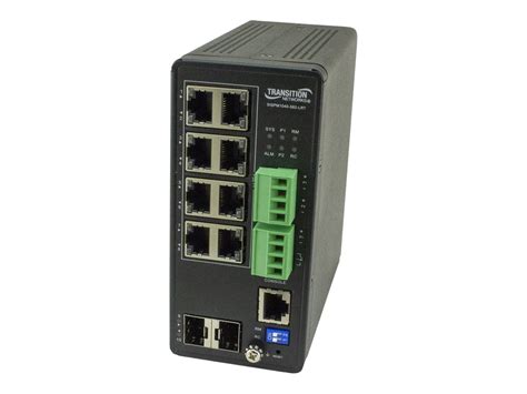 Lantronix Sispm1040 582 Lrt Managed 8 Ports Hardened Gigabit Ethernet