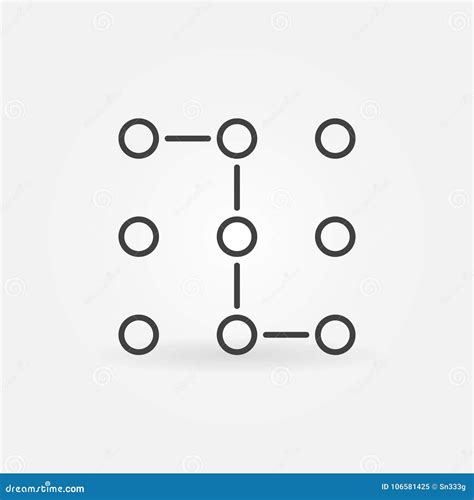 Machine Learning Or Neural Network Vector Icon Stock Vector