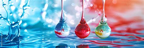 Foto De Understanding The Ph Scale A Color Coded Scientific Representation With Water Testing