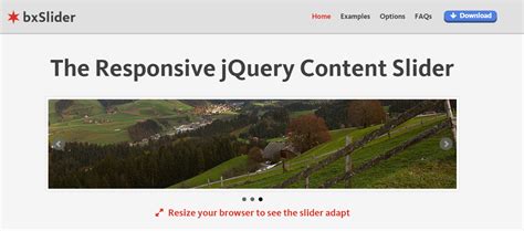그누보드 Jquery 반응형 슬라이더 Bxslider 오픈소스